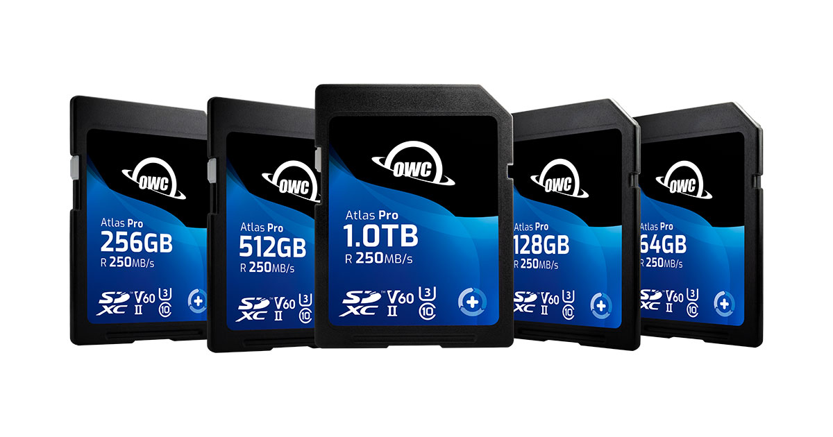OWC Atlas Pro SDXC V60 UHS-II 記憶卡 | OWC Asia
