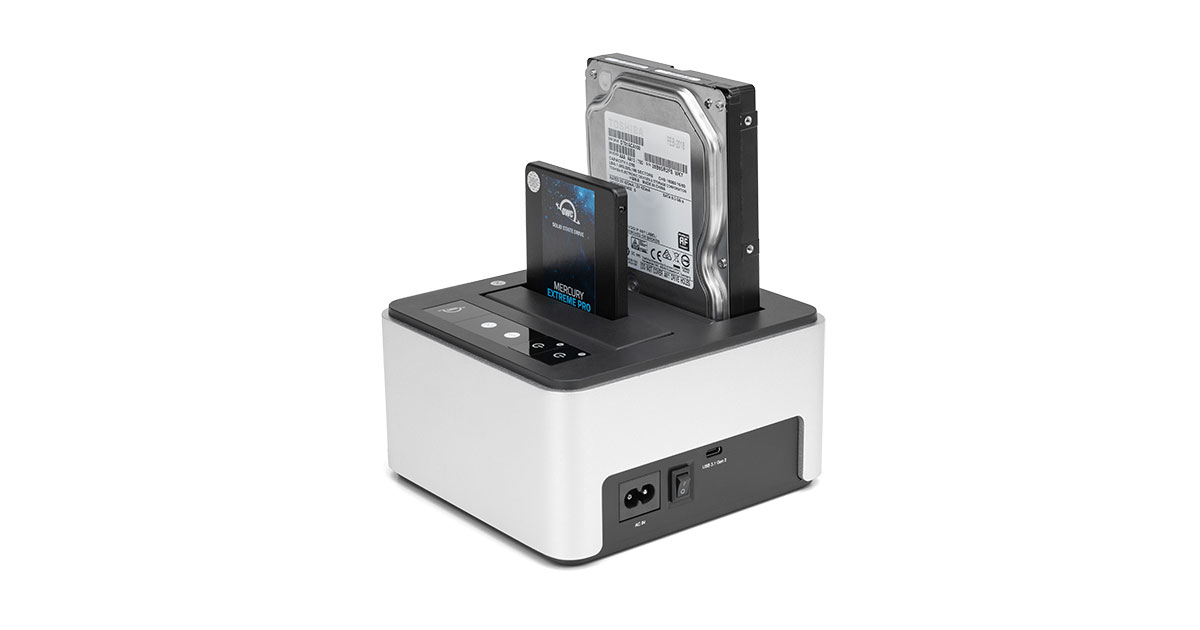 OWC Drive Dock USB-C 雙槽硬碟外接座 | OWC Asia